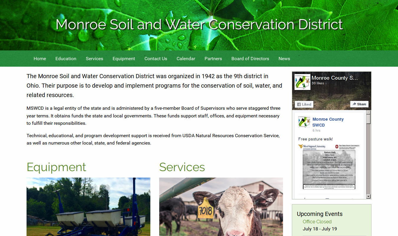 Monroe SWCD | 10T Web Design