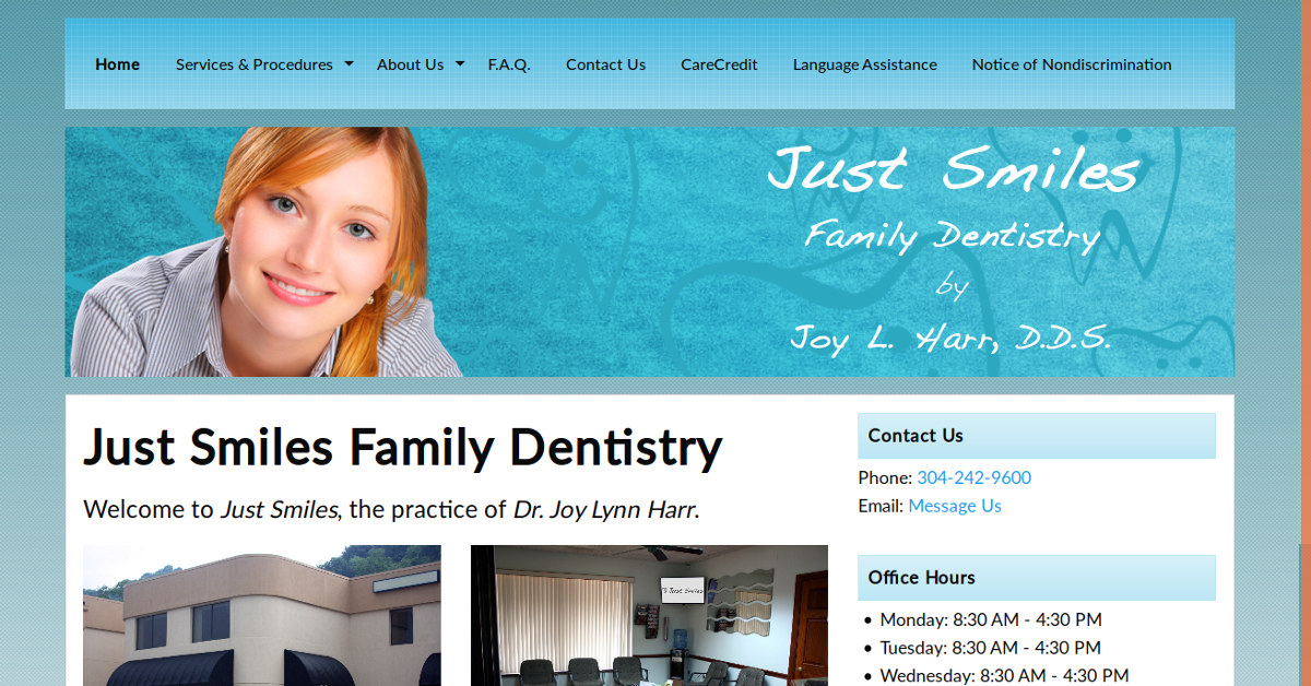 Just Smiles Family Dentistry | 10T Web Design